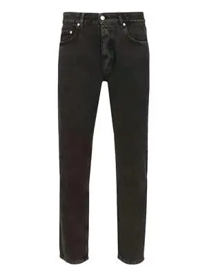 ICON DENIM LOS ANGELES Kanye Straight-leg Jeans - Black