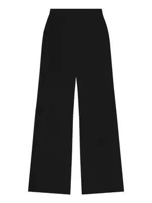 BLUMARINE Ribbed-waistband Wool Trousers