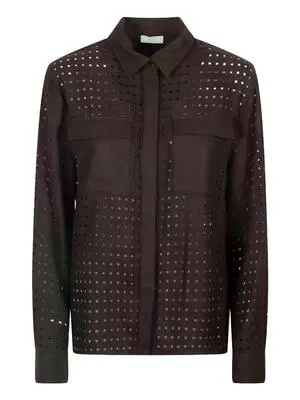 PESERICO Perforated-design Shirt