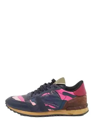 Valentino Garavani Rockrunner Camouflage Sneakers - Blue