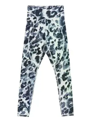 Adidas By Stella McCartney X Stella Mccartney Animal-print Leggings - White