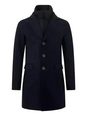 Herno Padded-insert Single-breasted Coat Blue