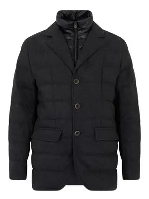 Herno Padded Notch-lapel Jacket - Black