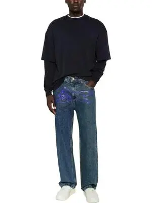ICECREAM Running Dog Jeans - Blue