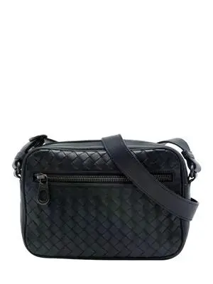 Bottega Veneta 2012-2026 Nappa Intrecciato Camera Bag Crossbody Bag - Black