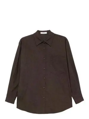 ELEH Chest-pocket Shirt - Brown