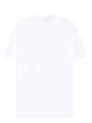 Play Comme Des Garcon Play Heart-patch Polo Shirt - White