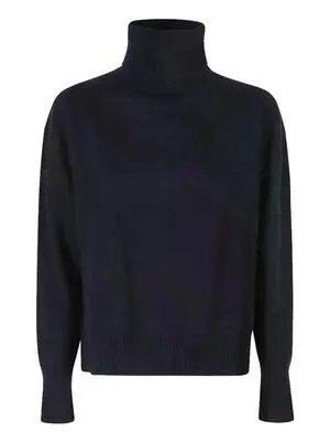 SEMICOUTURE Roll-neck Sweater - Blue