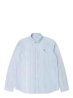 EDMMOND STUDIOS Duck Stripe-pattern Shirt - Blue