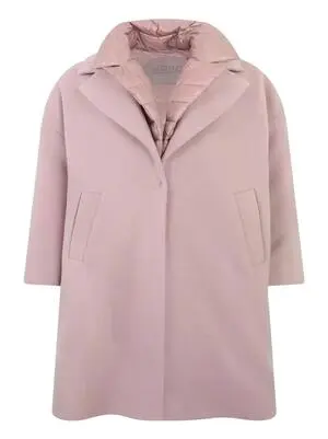 Herno Padded-lining Notched-lapels Jacket Pink