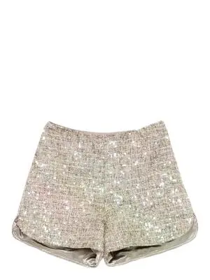 SIMONA CORSELLINI Sequin-embellished Shorts