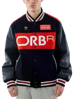 New Era Red Bull Racing Varsity Jacket - Blue
