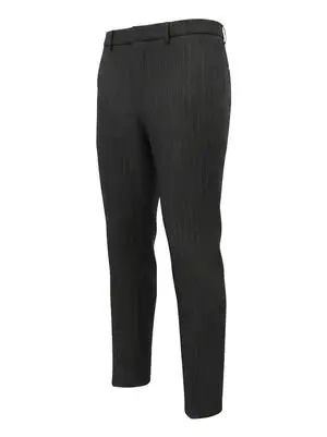 RUNDHOLZ BLACK LABEL Pinstripe-print Tailored Trousers - Black