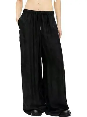 ANN DEMEULEMEESTER Nevi Paisley Satin Trousers - Black