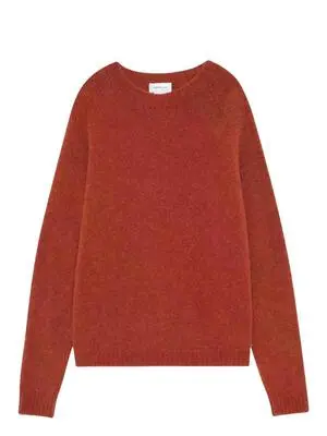 OTTOD'AME Brushed Raglan-sleeve Knit - Orange