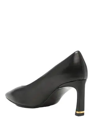 COCCINELLE Logo-plaque Pointed-toe Pumps - Black