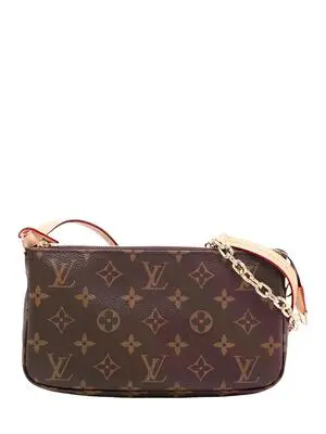 LOUIS VUITTON 1990-2010 Monogram Pochette Accessoires Shoulder Bag - Brown