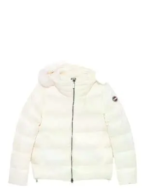 COLMAR Logo-patch Padded Jacket - White