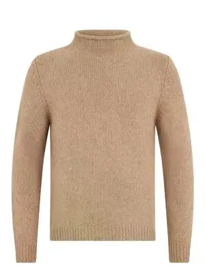Fedeli High-neck Cashmere Sweater - Neutrals