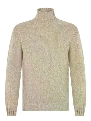 Fedeli High-neck Sweater - Neutrals