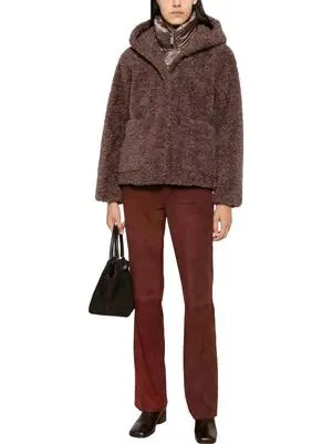 BA&SH Suede Flared Trousers