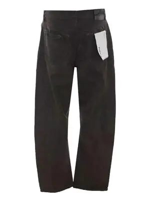 PURPLE BRAND P013 Overdye Destroy Distressed Loose-fit Jeans - Brown