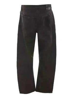 PURPLE BRAND P013 Overdye Destroy Distressed Loose-fit Jeans - Brown