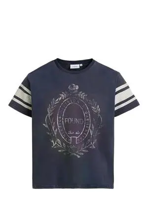 FOUND Collegiate Crest T-shirt - Blue