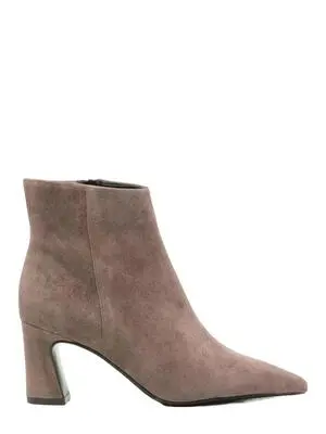 BIBI LOU Saint Pointed-toe Suede Ankle Boots - Brown