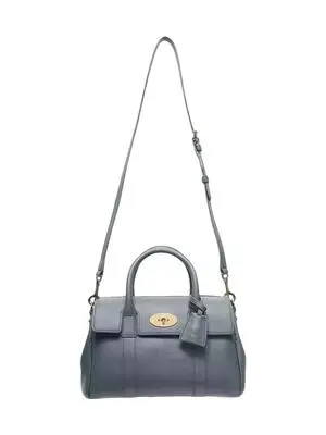 Mulberry Bayswater Leather Tote Bag Grey