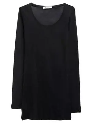Gimaguas Bahmon Long-sleeve Mini Dress Black