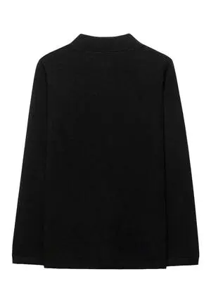 Shanghai Tang Tang Frog-fastening Cardigan - Black