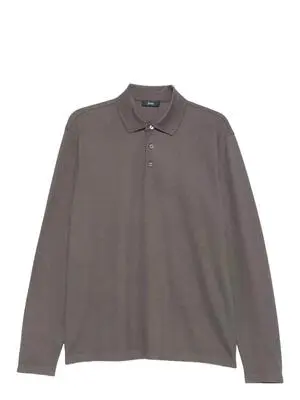 Herno Long-sleeve Polo Shirt - Neutrals