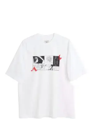 ALFABET Tee Storyboard-print T-shirt