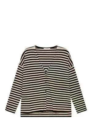 Malìparmi Soft Touch Striped Cardigan - Neutrals