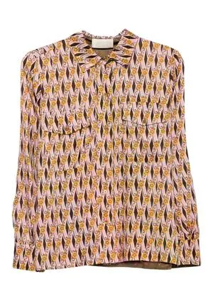 I BLUES Reversible Chest-pocket Shirt - Pink