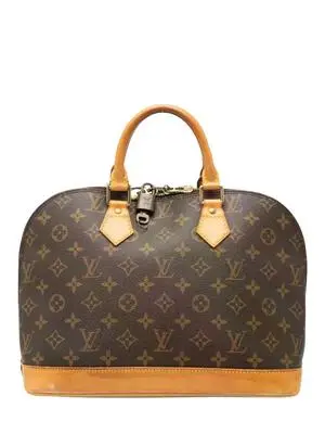 LOUIS VUITTON 1999 Monogram Alma Pm Handbag - Brown