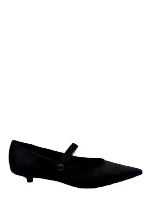 GUGLIELMO ROTTA Pointed-toe Mary Jane Pumps - Black