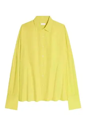 Dries Van Noten Cotton Cocoon Shirt - Yellow