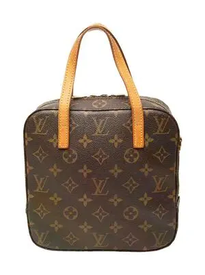 LOUIS VUITTON 2003 Monogram Spontini Satchel - Brown