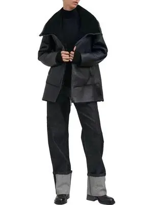 ISAAC SELLAM EXPERIENCE Oversized Sheepskin Coat