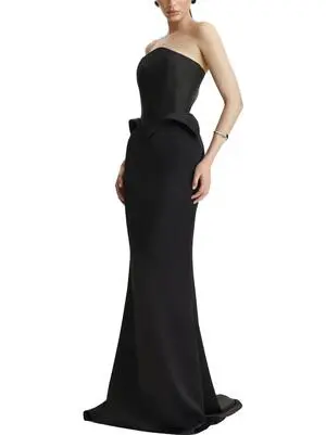 BENEDETTO Asymmetric-corset And Maxi Skirt Set