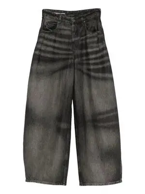DIESEL® 1987 D-khelz-fsj Wide-leg Jeans - Black