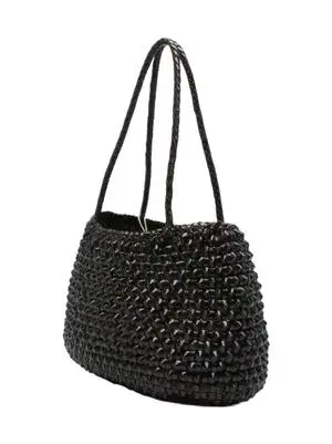Dragon Diffusion S. Croce Cactus Weave Tote Bag Brown