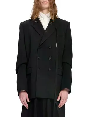 ANN DEMEULEMEESTER Waldus Double-breasted Blazer - Black
