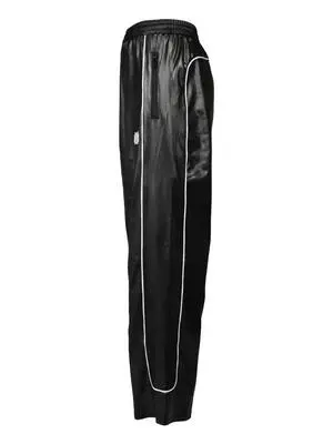 BREATH Piping Trousers - Black