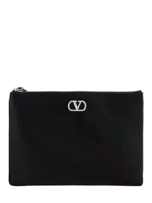 Valentino Garavani Vlogo Signature Clutch Bag - Black