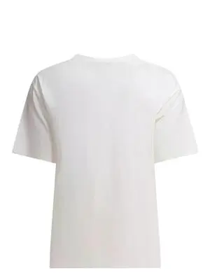 INES DE LA FRESSANGE PARIS Logo-print Cotton T-shirt - White