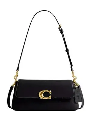 COACH Jet Leather Shoulder Bag