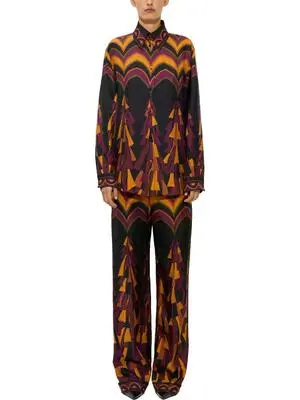 EMILIO PUCCI Baiadera Print Silk Pants